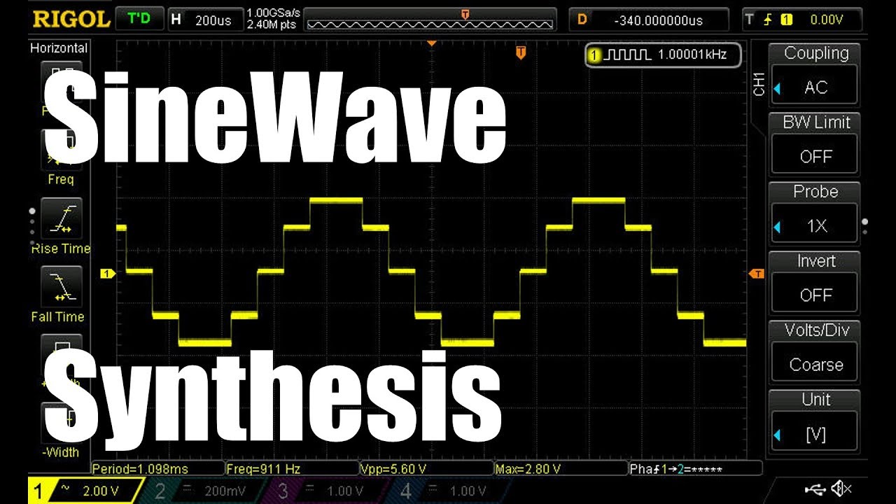Build A Square wave To Sine wave Circuit YouTube Build A Square wave To Sine wave Circuit YouTube