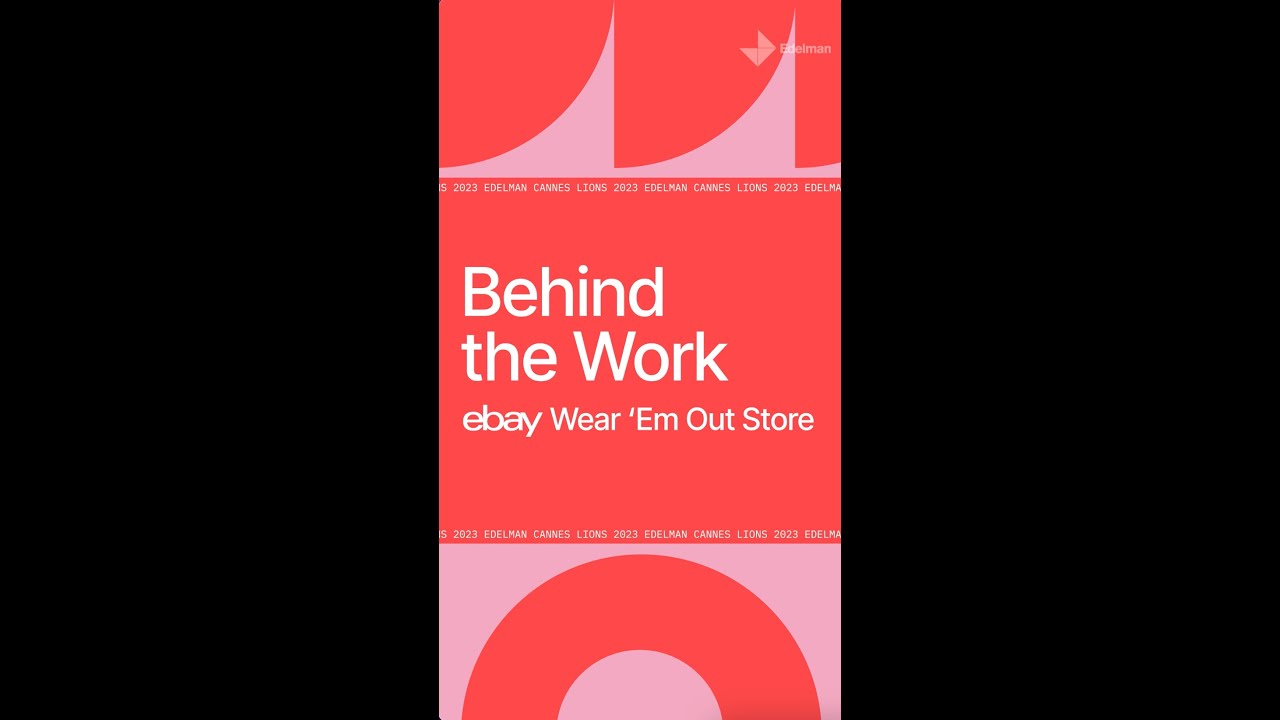 Behind the Work: eBay Wear 'Em Out Store - YouTube