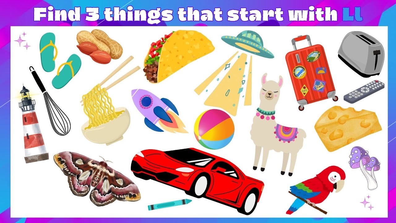 ALPHABET I SPY LETTER L | I SPY FOR KIDS | I SPY WITH MY LITTLE EYE ...