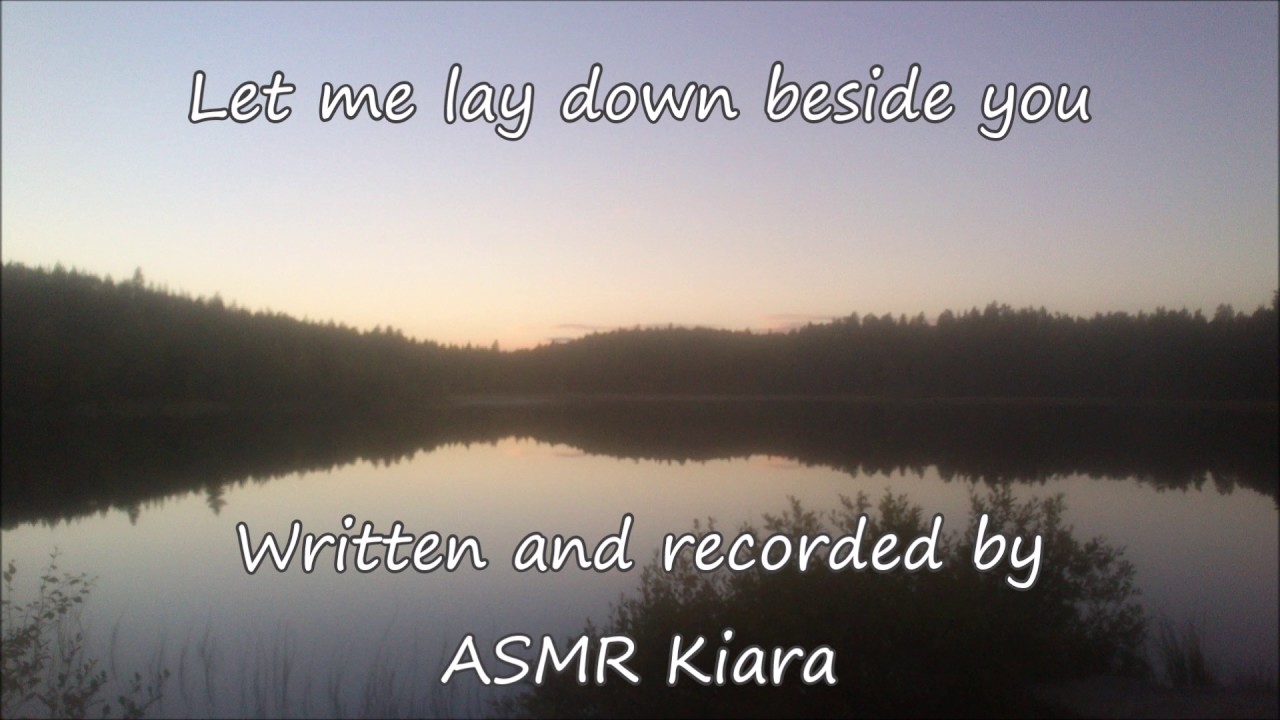 ASMR - Let me lay down beside you | Girlfriend/Friendship you pick ...