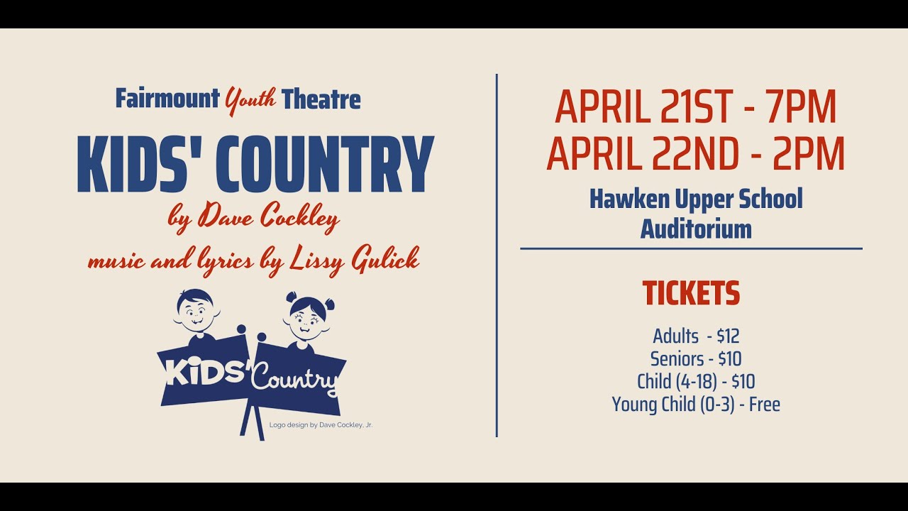 Fairmount Youth Theatre: "Kids Country"- A Short Documentary on David ...