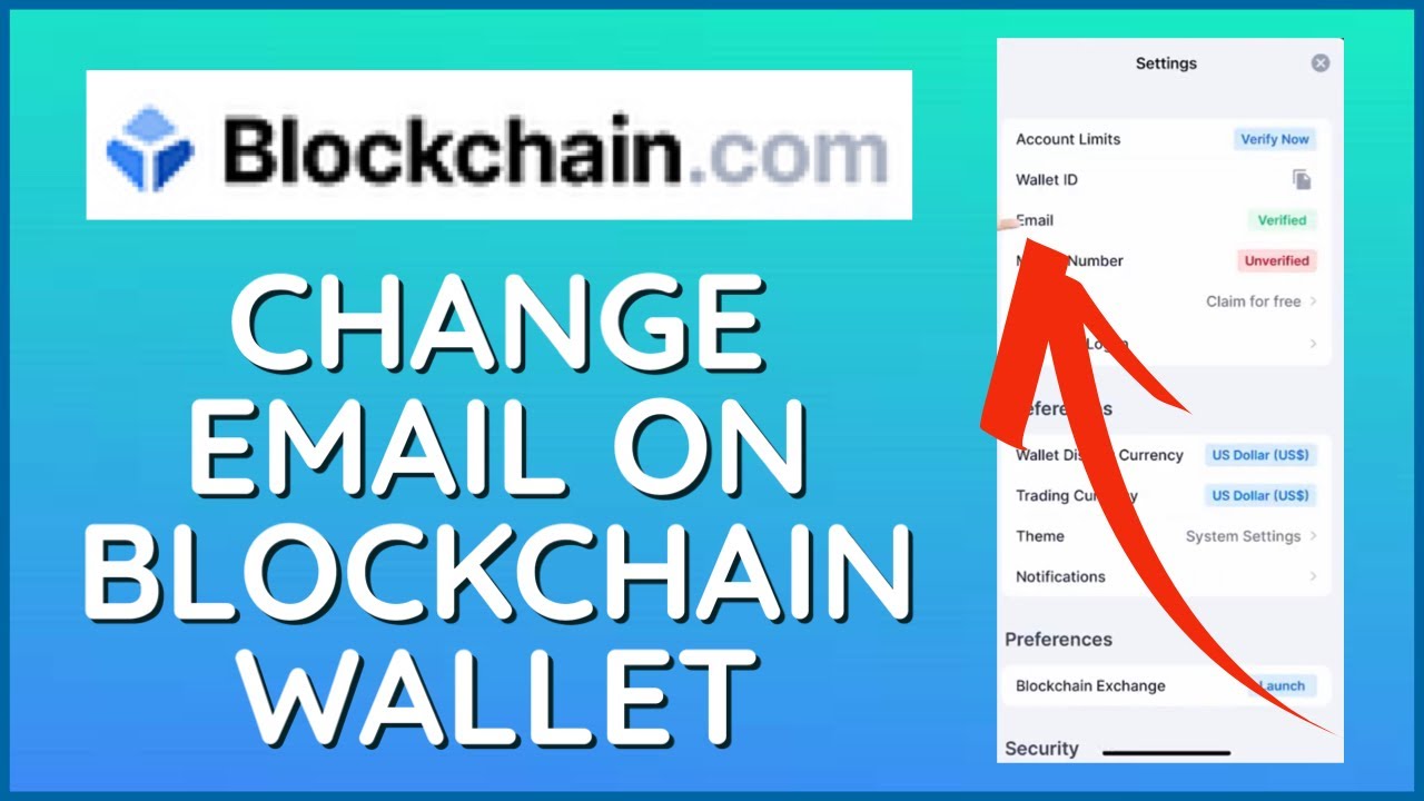 How to Change Your Email on Blockchain Wallet 2023? - YouTube