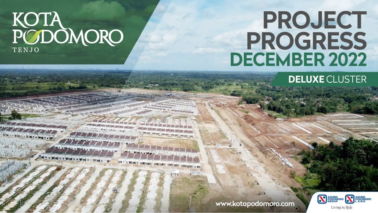 Progres Proyek bulan Desember 2022 Deluxe Kota Podomoro Tenjo - YouTube