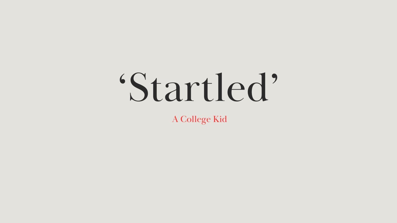 S1 'Startled' Recap | A College Kid - YouTube