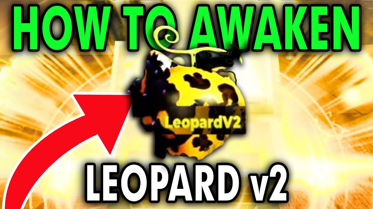 How To AWAKEN LEOPARD V1 To V2 In FRUIT BATTLEGROUNDS! Roblox - YouTube