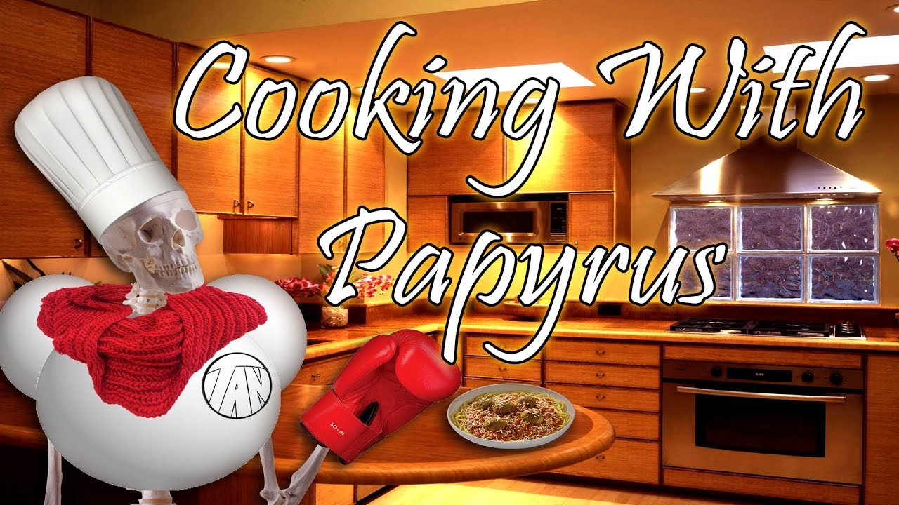 Cooking with Papyrus - Undertale Comic Dub Short - YouTube