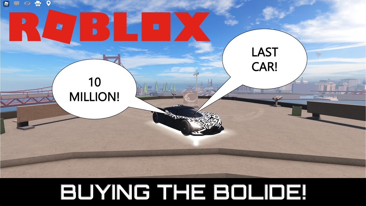 Buying The Bolide In Roblox Driving Simulator! - YouTube