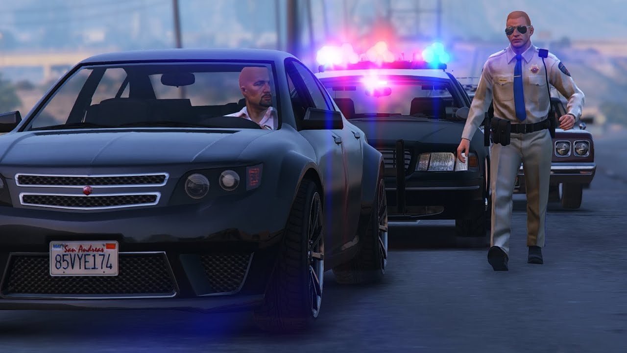 GTA 5: LSPDFR Highway Patrol - CHP Crown Vic! - YouTube