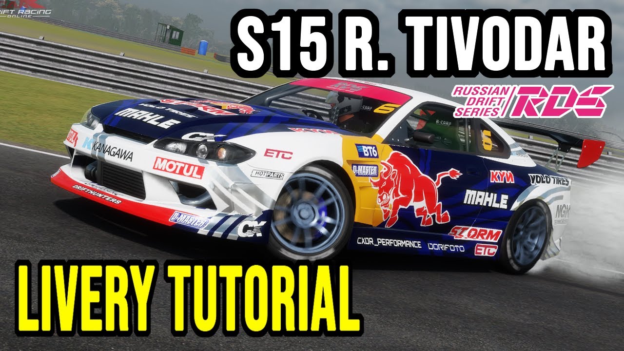CarX Drift Racing Online - S15 R. Tivodar RDS [Livery Tutorial] - YouTube