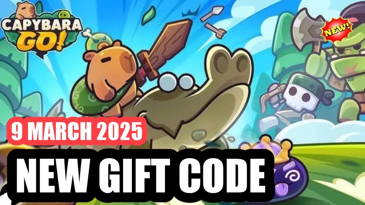 New Capybara Go Codes March 2025 | How To Redeem Code | Capybara Go ...