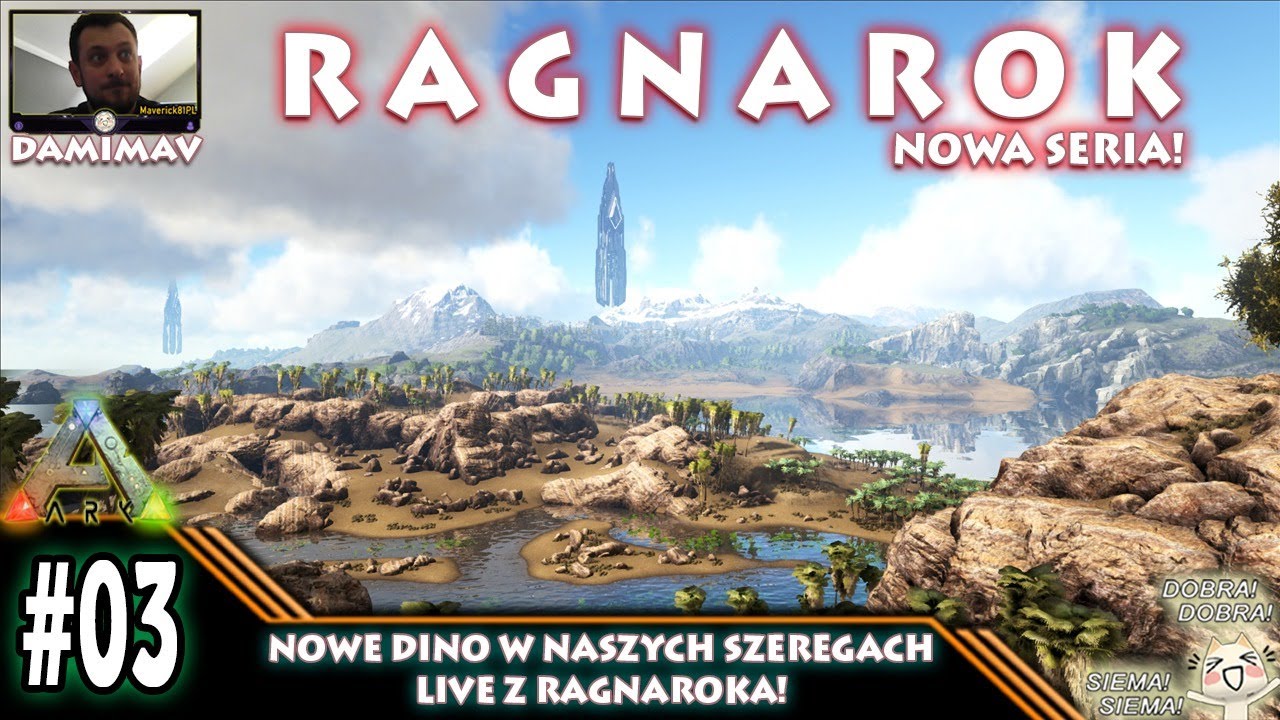 ARK: Survival Evolved RAGNAROK NEW NOWE DINO #03 - YouTube