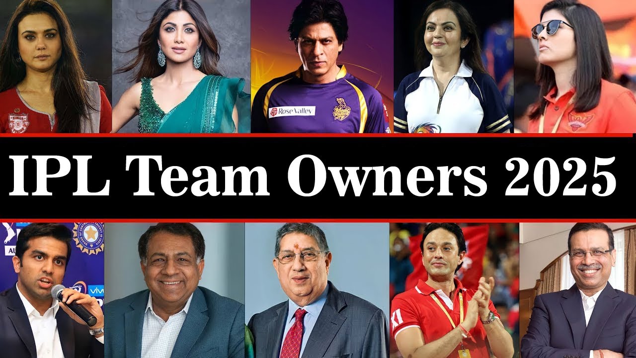 FounderOwner of IPL Terms IPL 2025 All Team Owners List - YouTube
