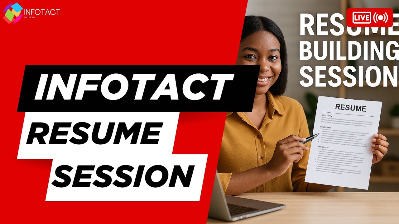 Resume Building Session || Infotact Solutions - YouTube