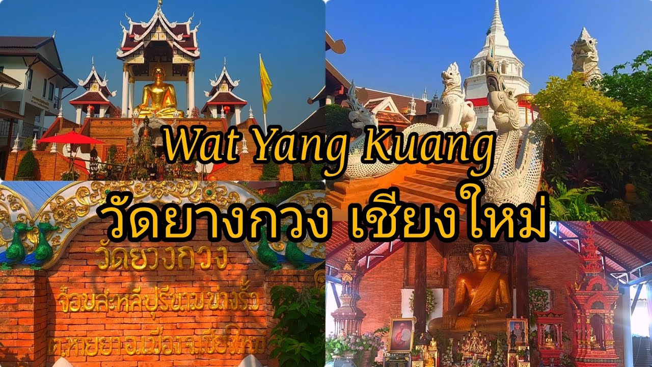 泰国清迈佛寺Wat Yang Kuang (วัดยางกวง เชียงใหม่) Chiang Mai，Thailand - YouTube