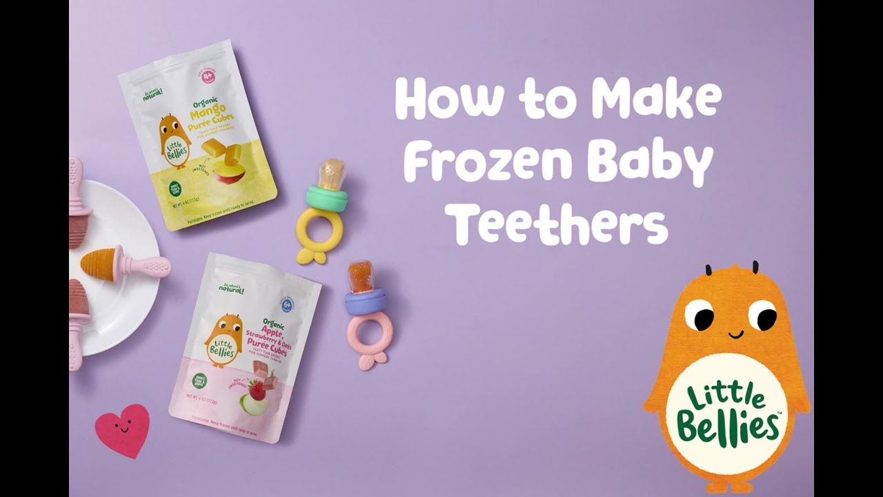 How to Make Frozen Baby Teethers with Little Bellies - YouTube