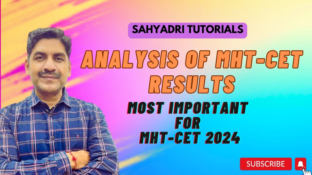 Analysis of MHT-CET 2023 Results | MHT-CET 2024 | Sahyadri Tutorials ...