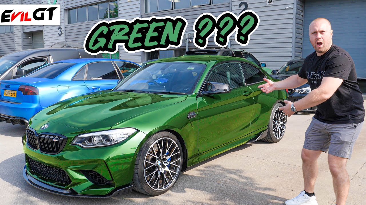 £5000 INOZETEK MIDNIGHT GREEN WRAP ON OUR M2 COMPETITION - YouTube
