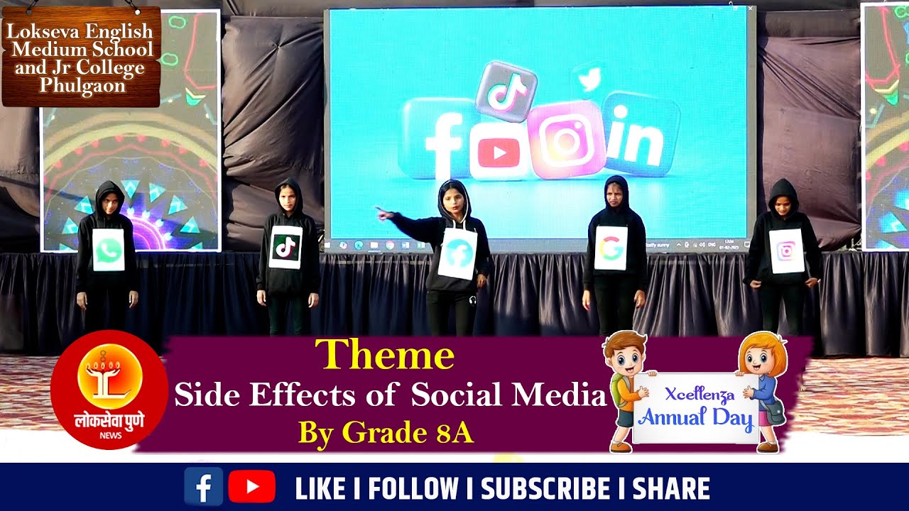 Theme - Side Effects of Social Media by Grade 8A | Lokseva English ...