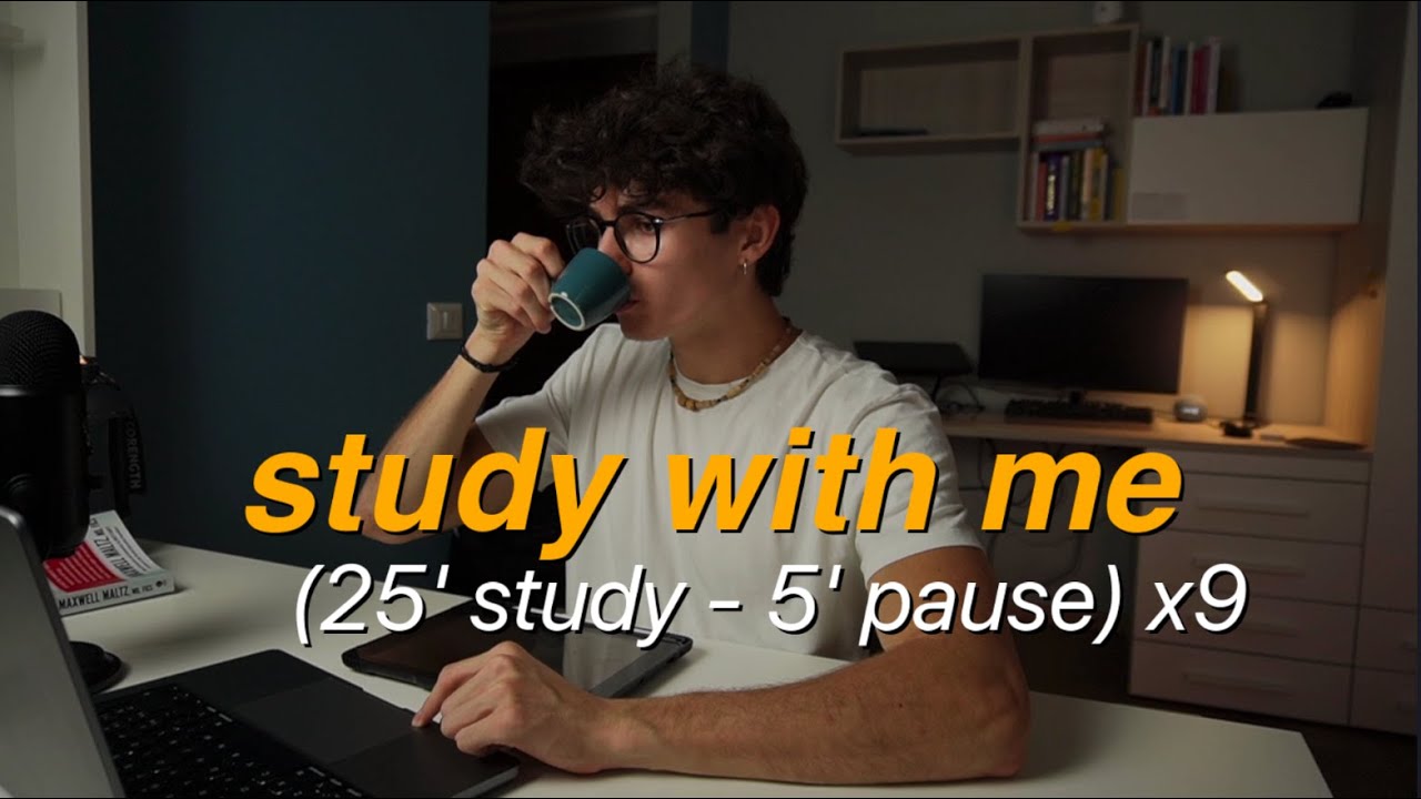 9 times pomodoro | study with me (computer science student) - YouTube