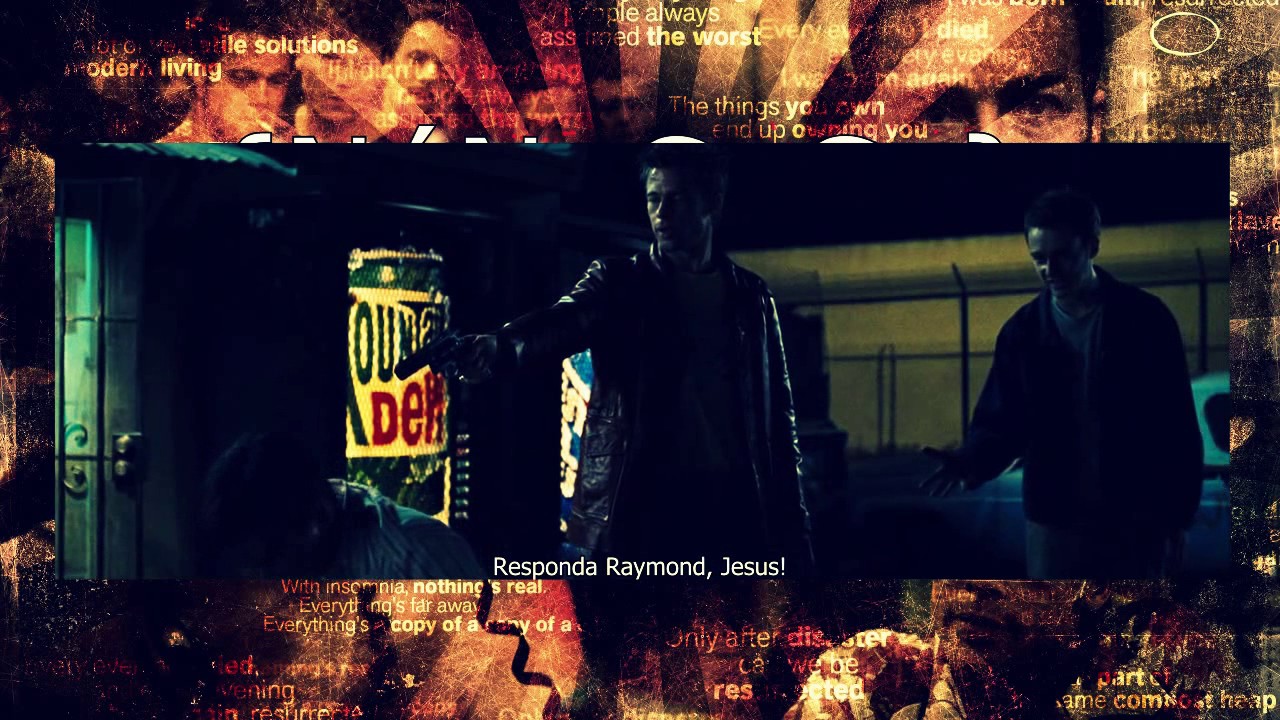 Clube da luta - "Tyler Durden" vs "Raymond K Hessel" scene (Fight Club ...