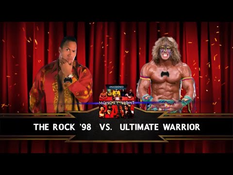 The Rock Vs Ultimate Warrior Wwf 2k23 - YouTube