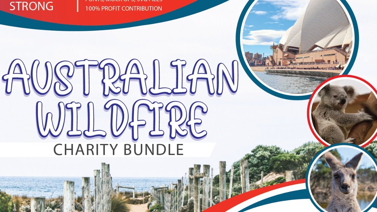Designbundles Australia Charity Bundle - YouTube