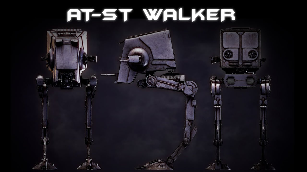 AT-ST Walker | Detail Review - YouTube