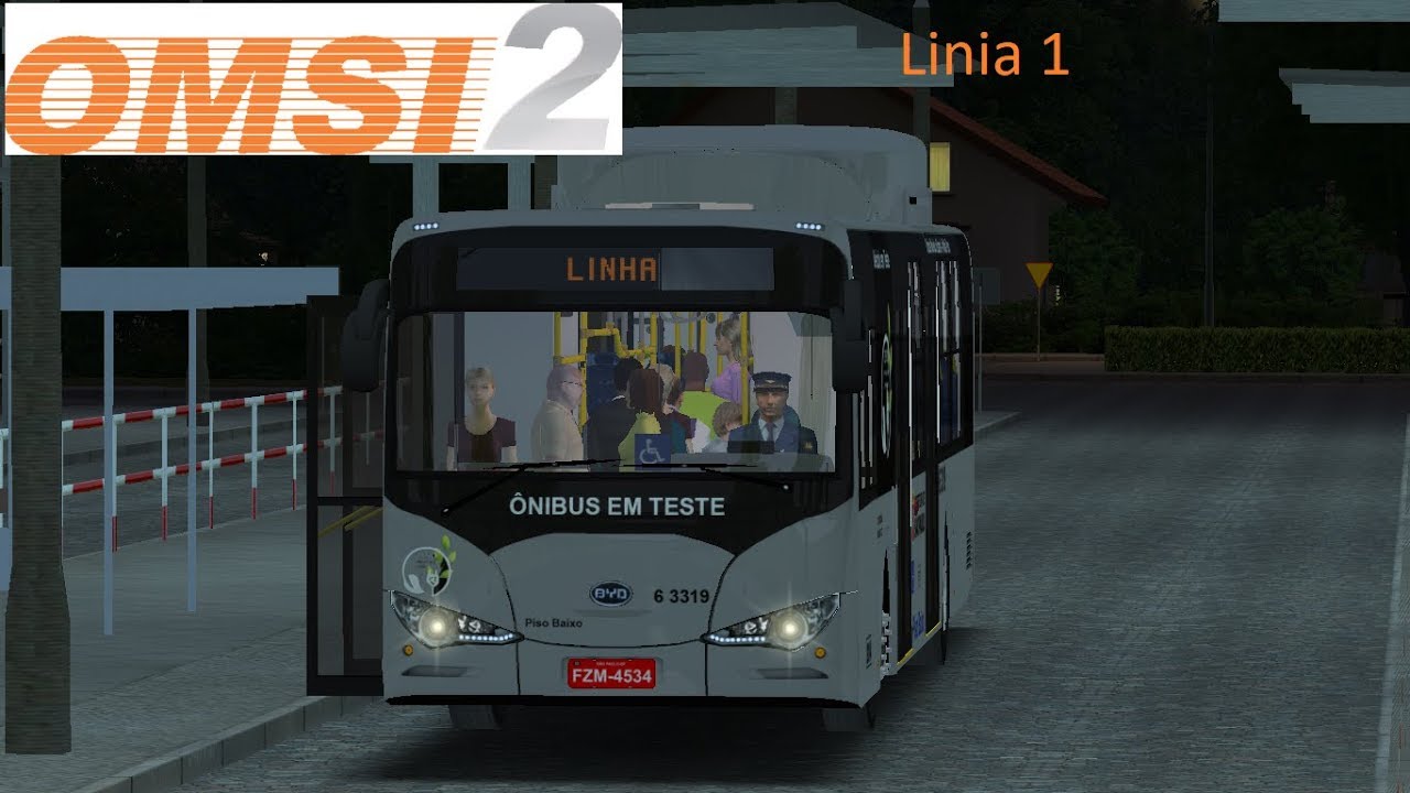 OMSI 2 Projekt PKS Linia 1 BYD K9 Electric - YouTube