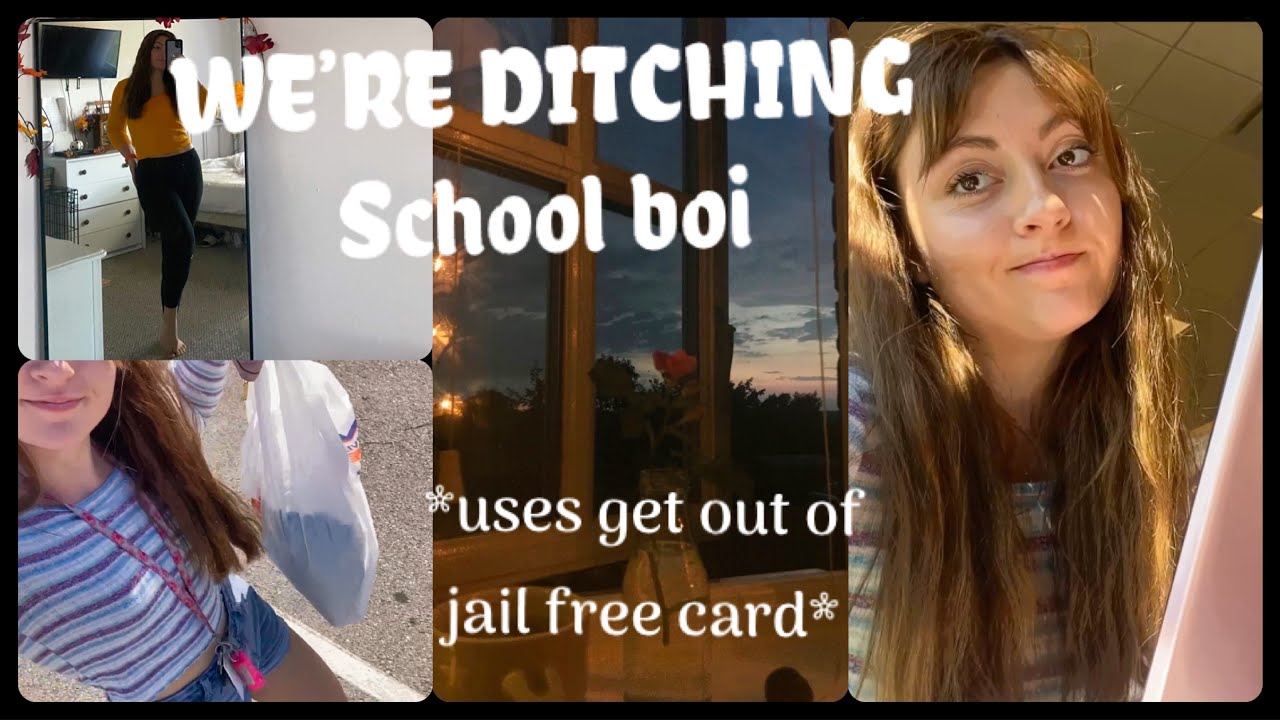 DITCH SCHOOL WITH ME🥲| try on haul | self care day | fitness - YouTube