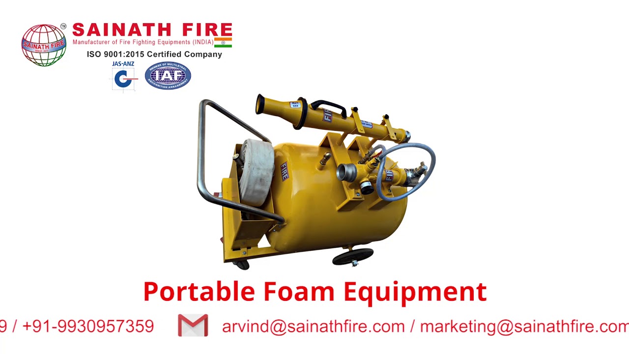 Portable Foam Equipment in Fire Fighting by Sainath Fire Mumbai India ...
