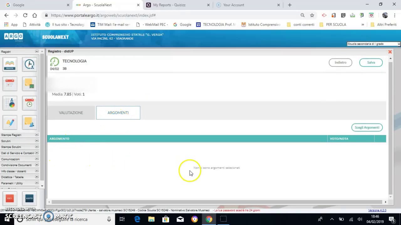 inserire i voti orali sul registro ARGO - YouTube
