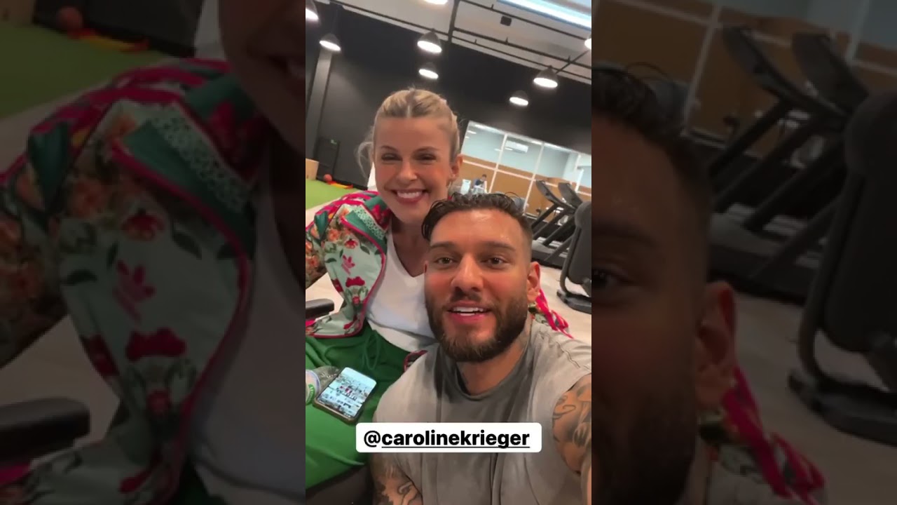 Lucas Lucco reencontra Caroline Krieger, brusquense que participou de ...