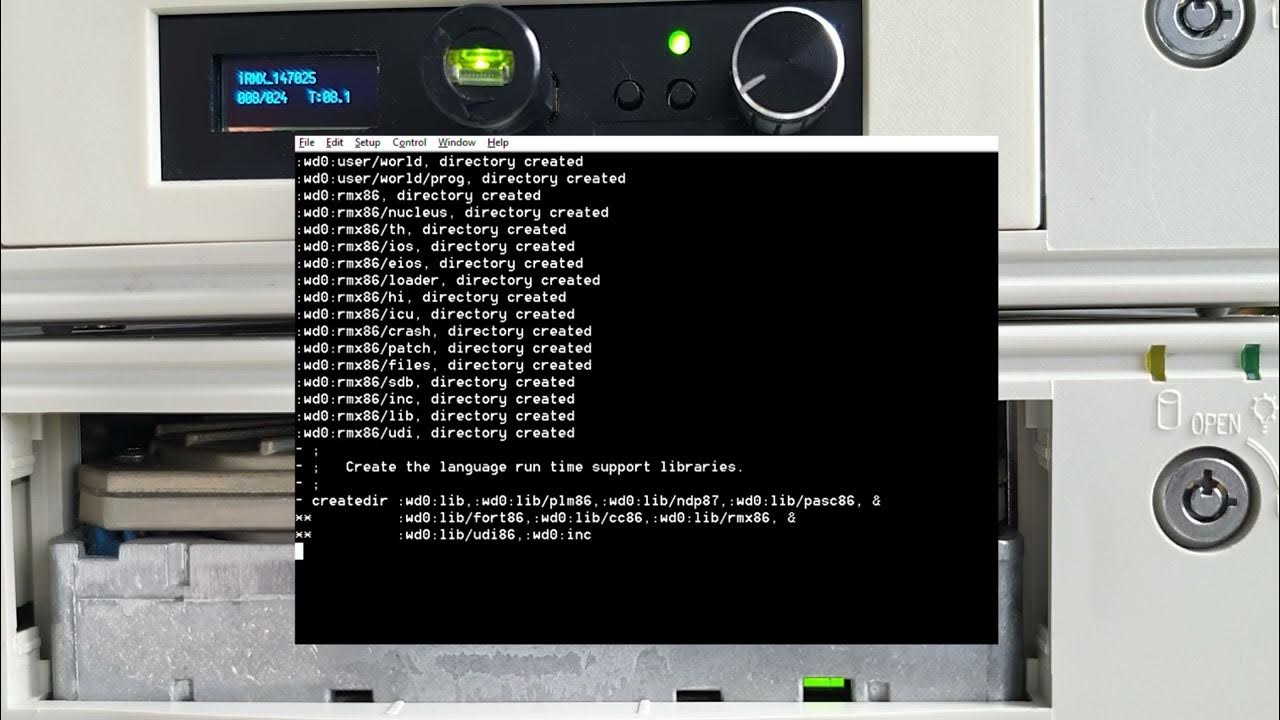 Installation of the Intel iRMX Operating System - YouTube