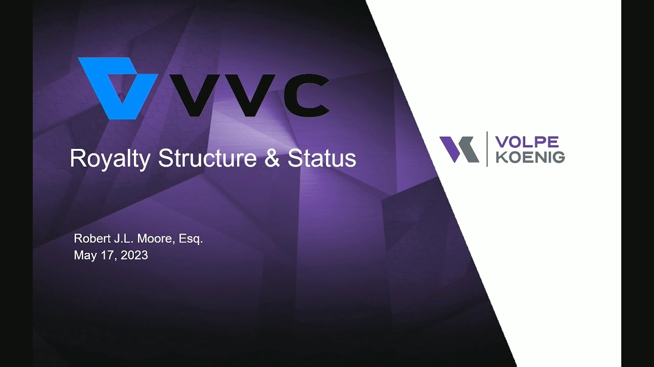VVC Royalty Structure and Status - YouTube