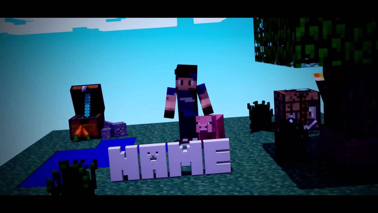 FREE Blender Minecraft Intro Template + Download(HD+) #36 - YouTube