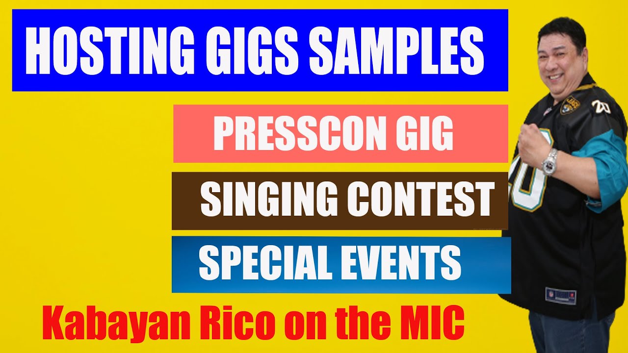 KABAYAN RICO HOSTING GIGS SAMPLE - YouTube