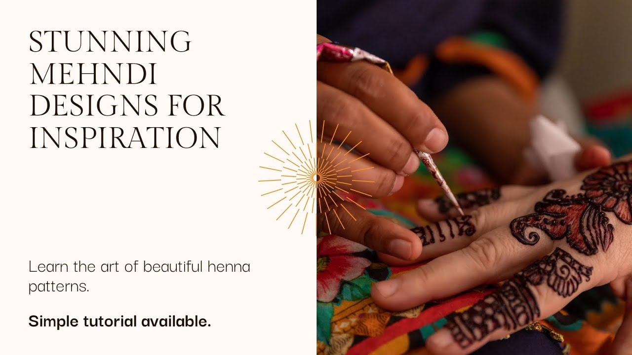 Step By Step Mehndi Tutorials|simple mehndi designs| stylish mehndi ...