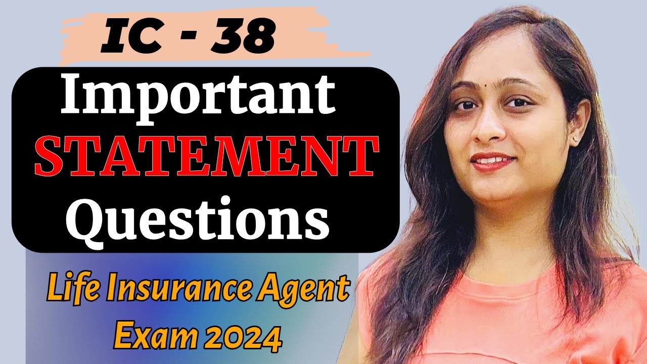 IC - 38 Important STATEMENT Questions Series 2024-25 | Most Important ...