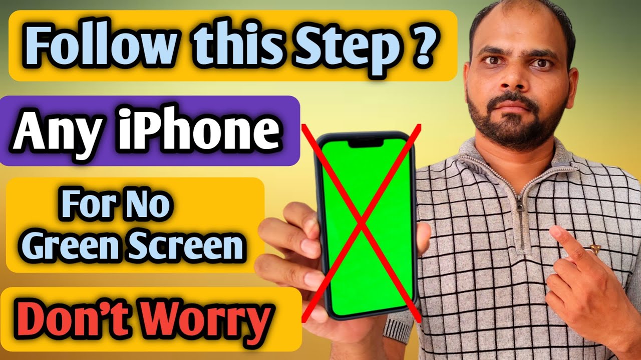 iphone ios 18 Update Green Screen issue How to Update iphone iOS 18 ...