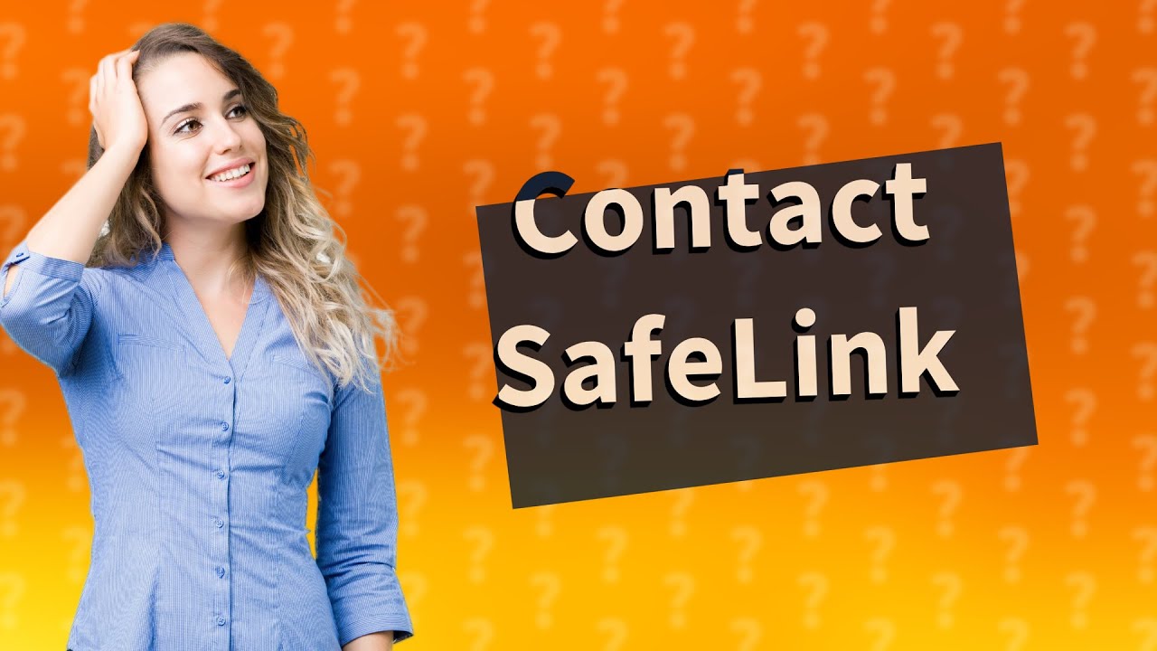 How do I contact SafeLink? - YouTube