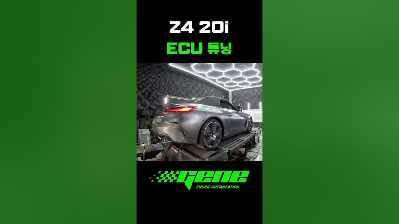 Z4 20i, ECU 튜닝 - YouTube