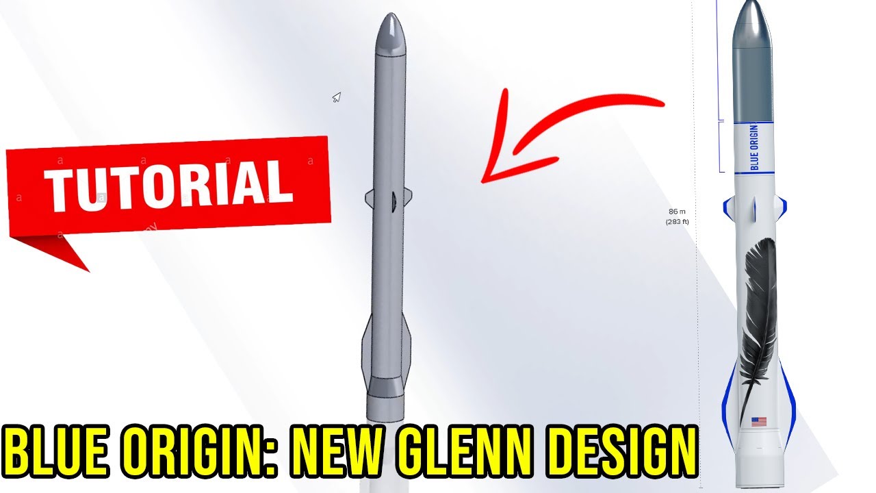 Blue Origin Rocket Design Tutorial: New Glenn - YouTube