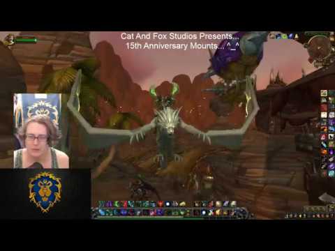 15th Anniversary Alabaster Mounts Alliance/ Horde WoW Bfa - YouTube