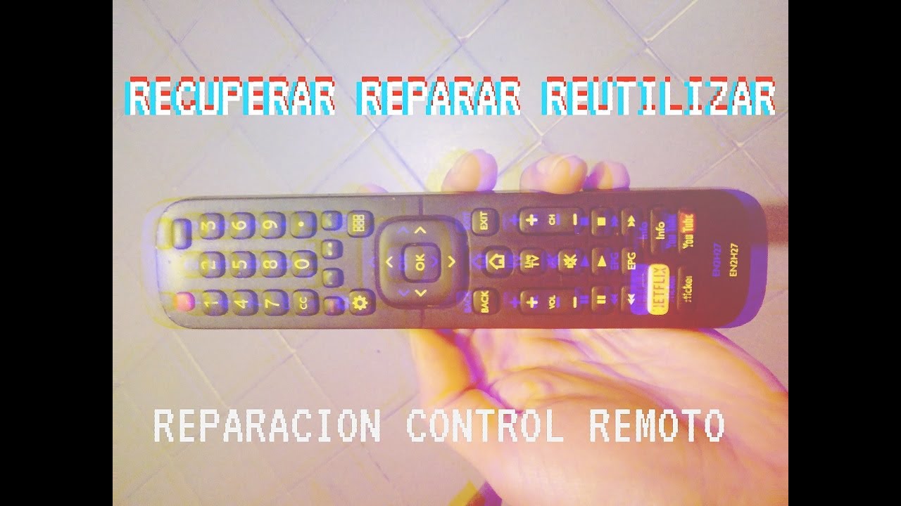 Reparación control remoto tv pista - reparo de pista de controle remoto ...