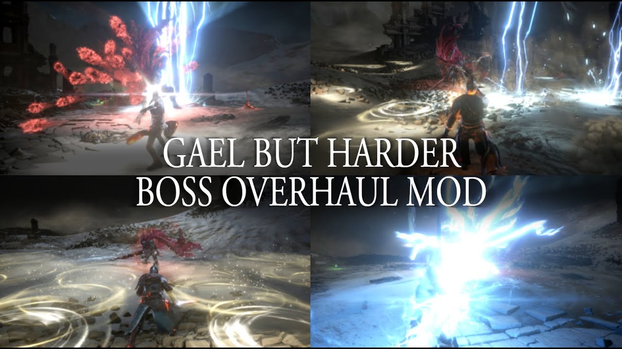Dark Souls 3 - Storm Empowered Gael Boss Fight Mod Overhaul - YouTube
