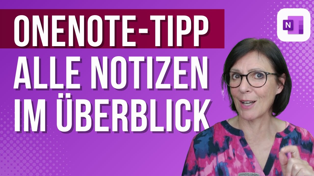OneNote Tipp 5/6 ALLE Notizen übersichtlich anzeigen mit dem Feed in ...