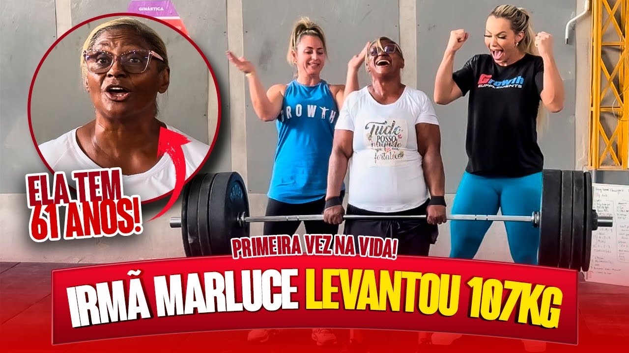 ELA TEM 61 ANOS E LEVANTA 107kG | IRMÃ MARLUCE E VIVI WINKLER - YouTube