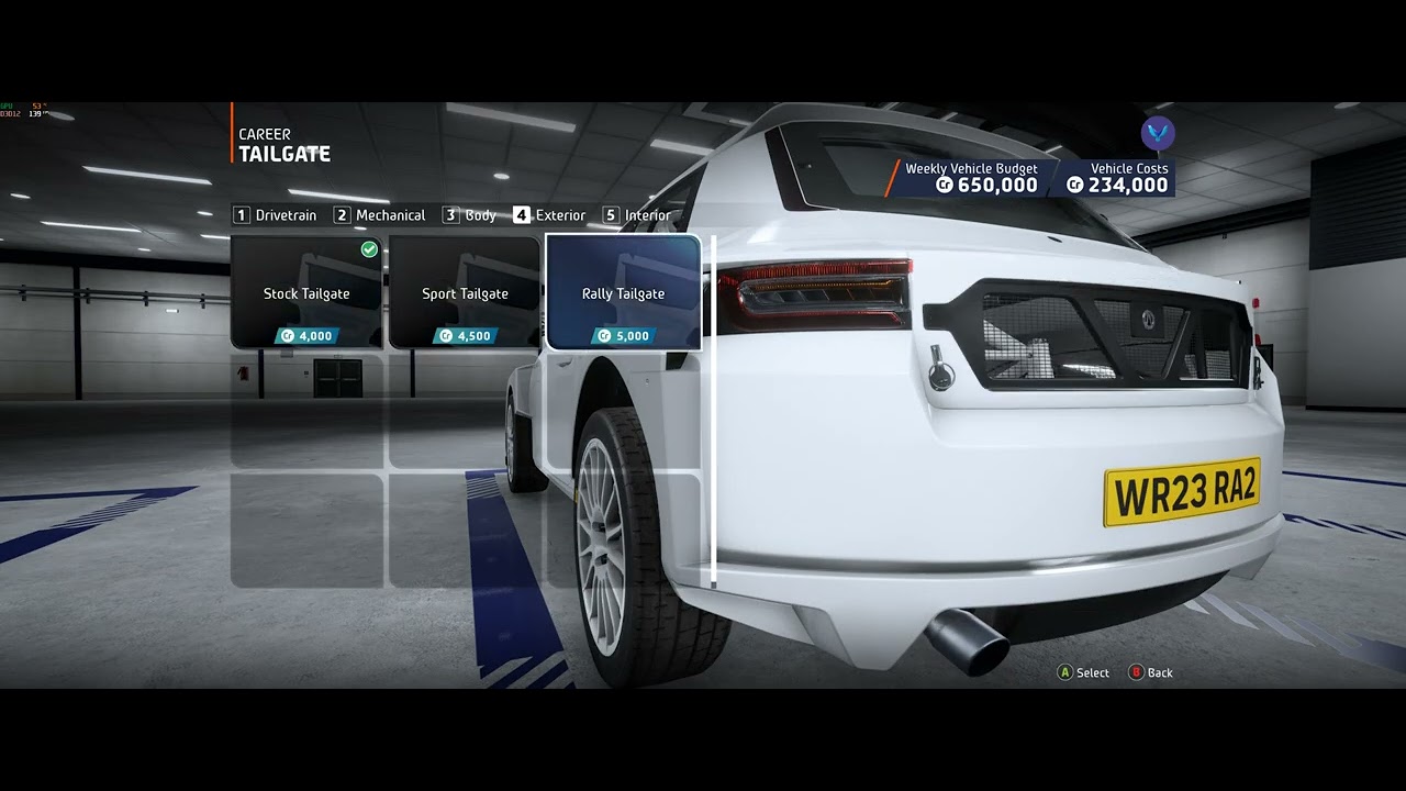 EA Sports Wrc PC career mode, building my first car - YouTube