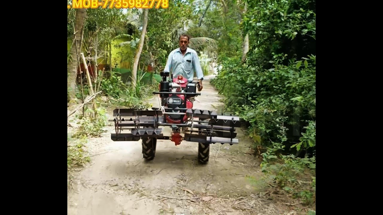 MILYF, KISANO KA BHORASHA | 9hp POWER WEEDER DIESEL MODEL KAMA ENGINE ...