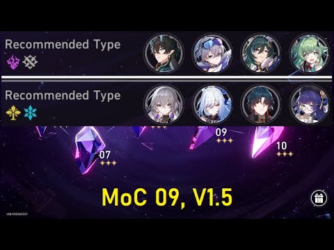 MoC 09 (30 Cycles Left), Full 0 Cycle, Sedition of Imbibitor Lunae | Honkai: Star Rail